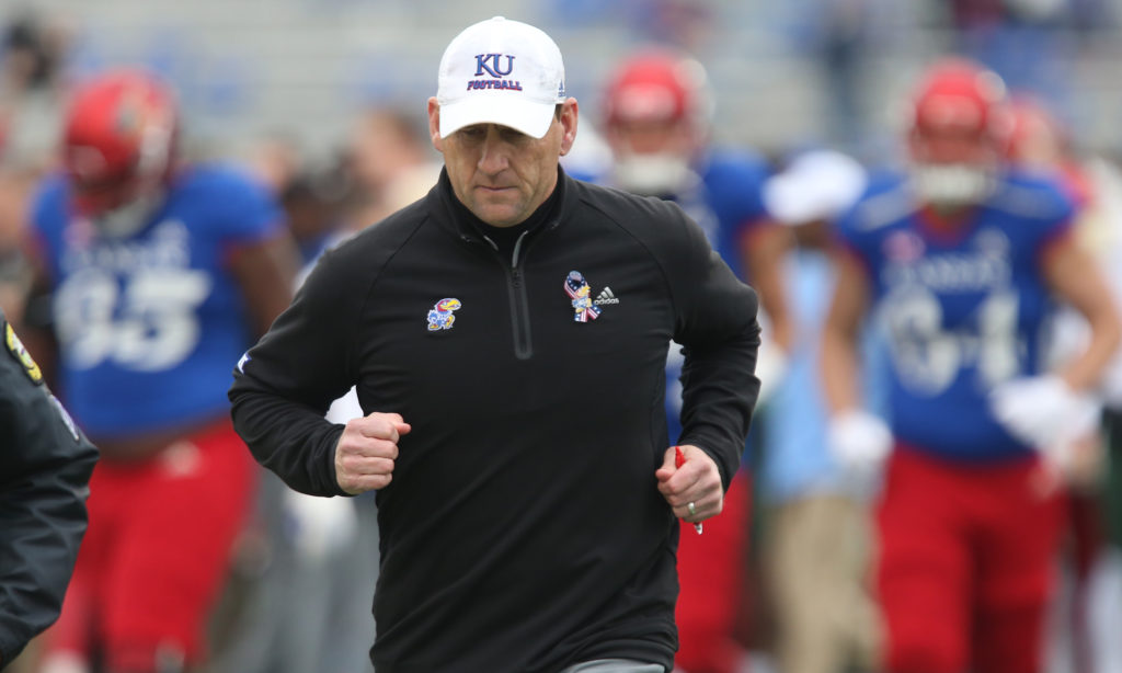 KU football coach David Beaty ‘not at all’ concerned about contract or ...